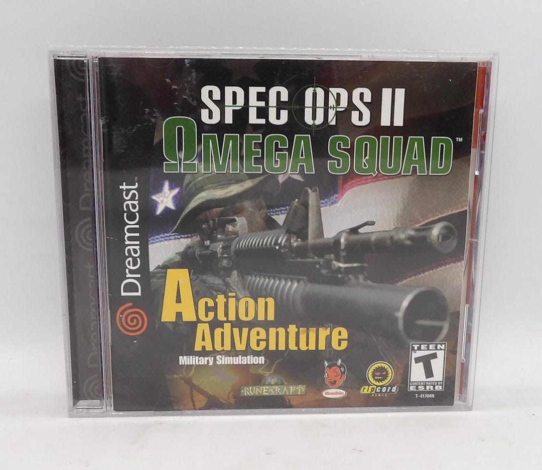 Spec Ops II Omega Squad Dreamcast Tested & Working Complete CIB - Etsy