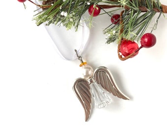 Crystal Angel Christmas Ornament | Etsy