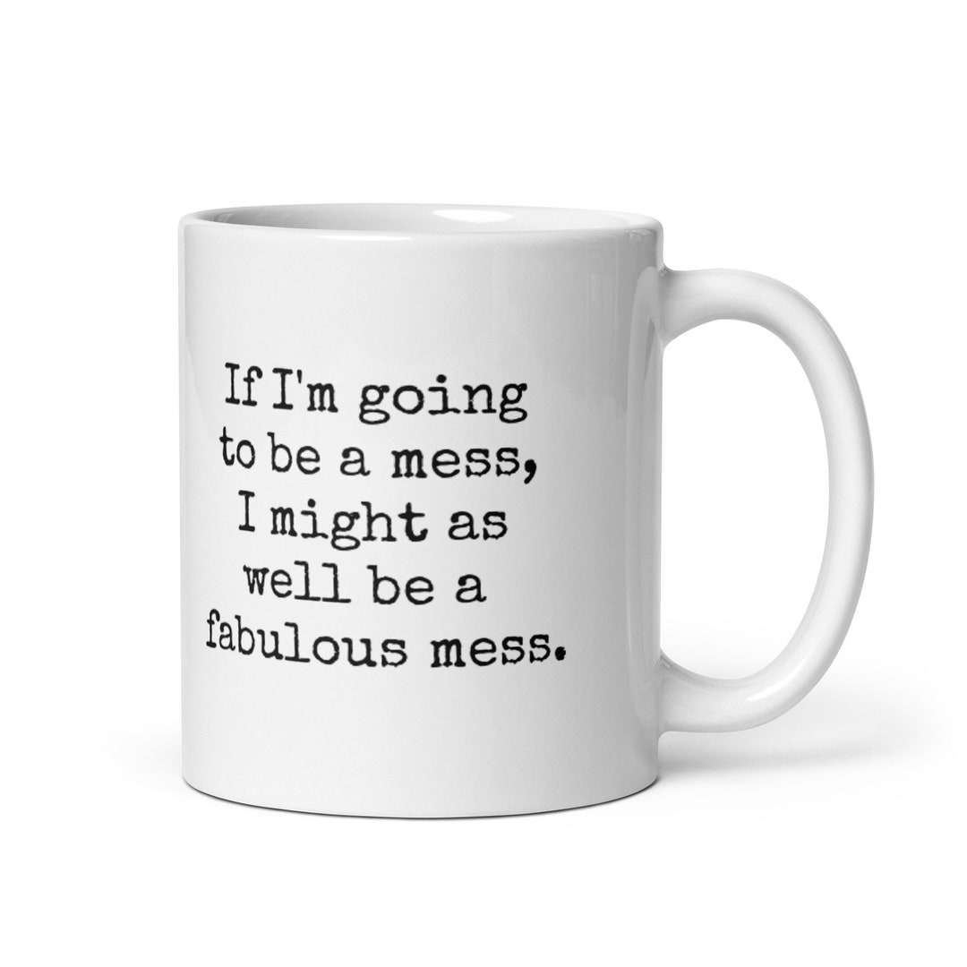 Hot Mess Funny, New Mom Gift, Student Gift, Mother of Teens ...