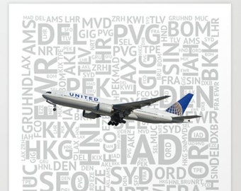 Boeing 777 Art Print - Etsy