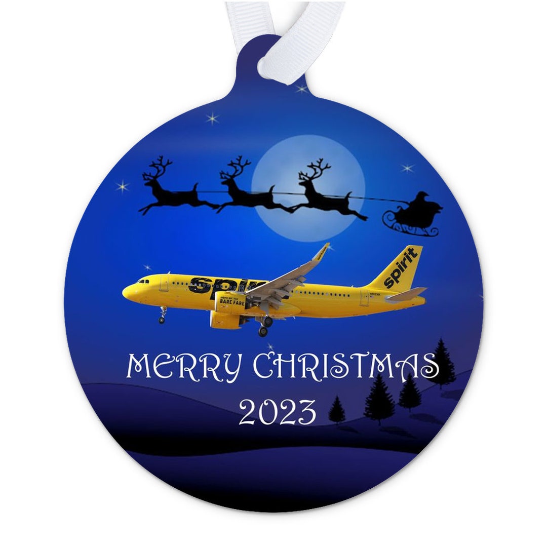 A320 Merry Christmas 2023 - Ornament - Etsy