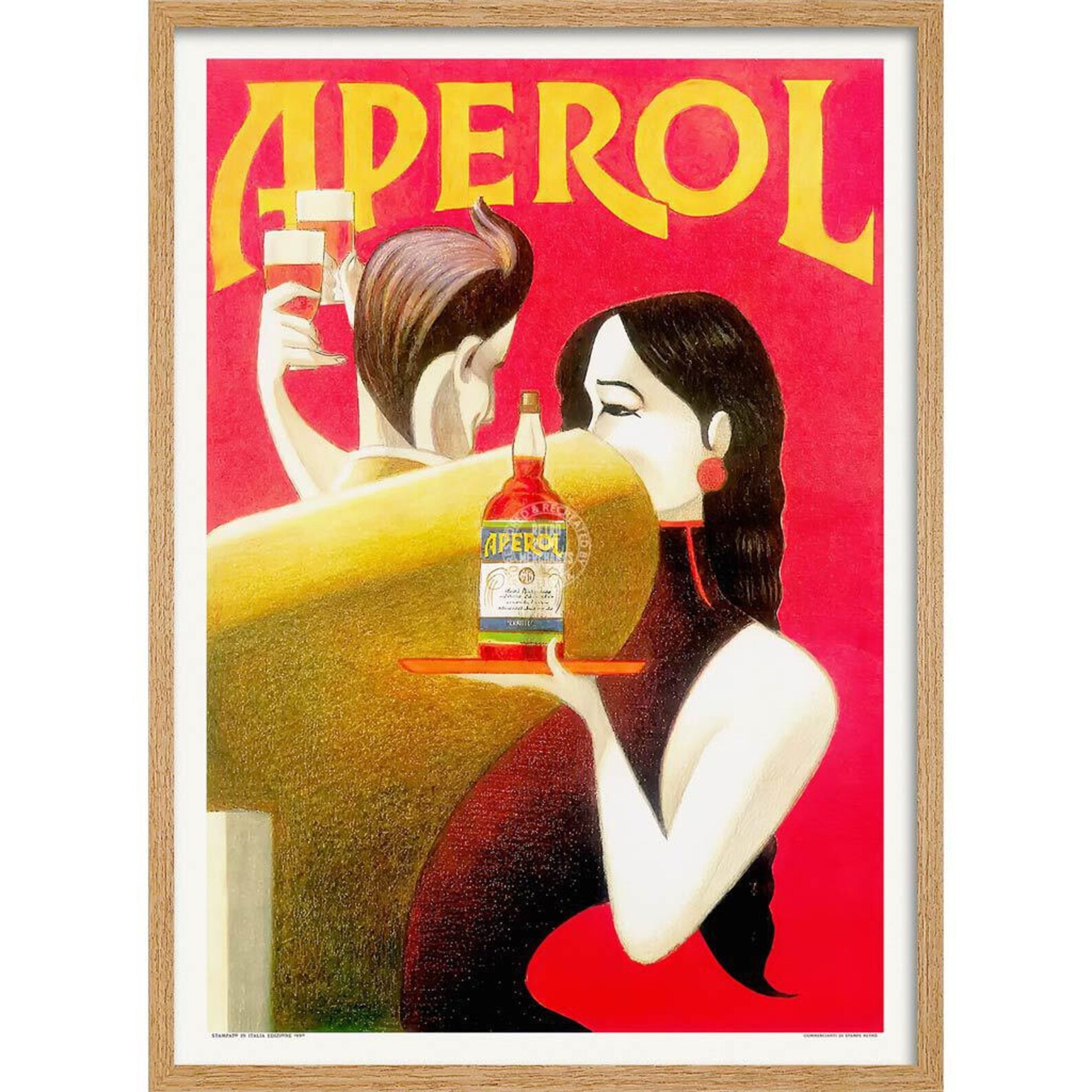 Aperol 1990 Poster Print Retro Advertising Alcohol Italy | Etsy
