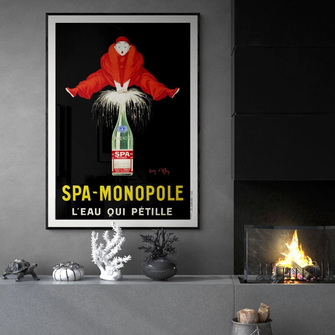 Spa Monopole 1928 Vintage Poster Wall Print Poster Vintage Print France ...