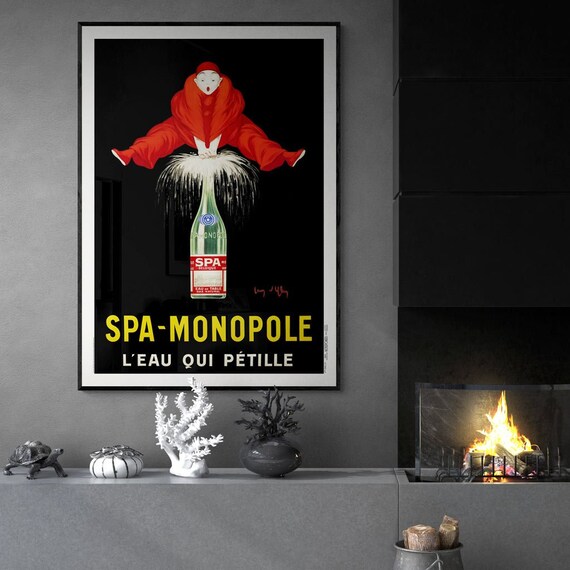 Spa Monopole 1928 Vintage Poster Wall Print Poster Vintage - Etsy