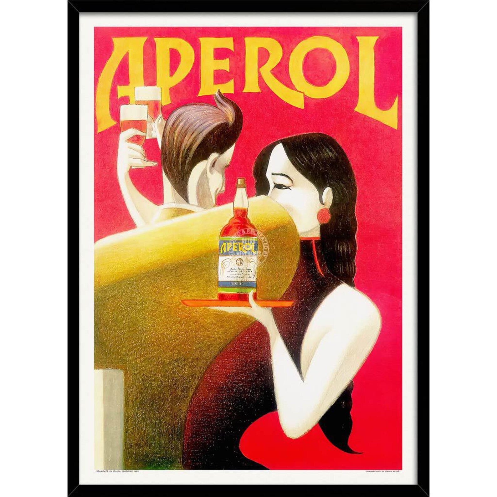 Aperol 1990 Poster Print Retro Advertising Alcohol Italy - Etsy