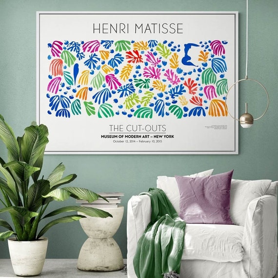 The Parakeet & the Mermaid Wall Print Poster Matisse | Etsy