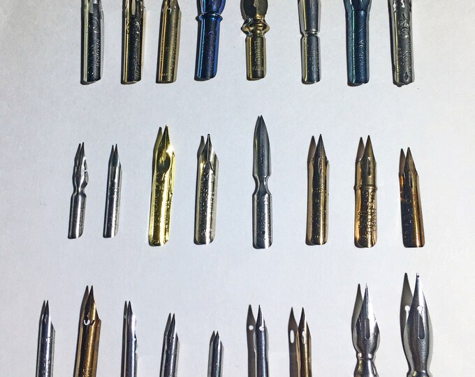 25 Nibs FULL Calligraphy Nib Sampler - Etsy