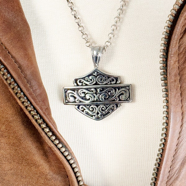 Harley Davidson Womens Necklace - Etsy