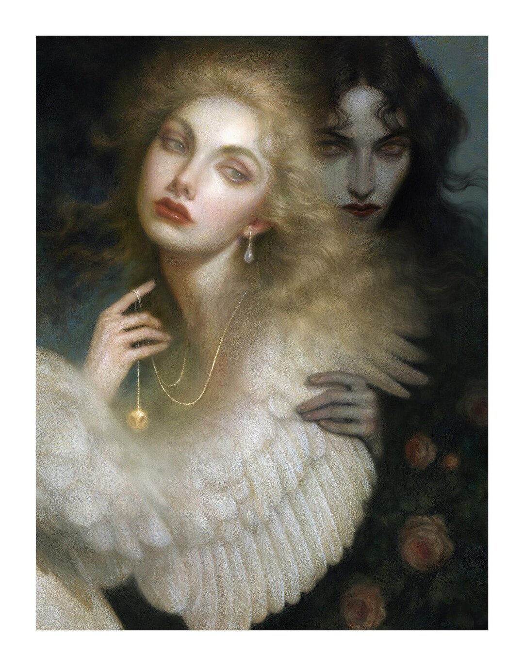 A Treachery of Swans Swan Lake Illustrated Art Print - Etsy Australia