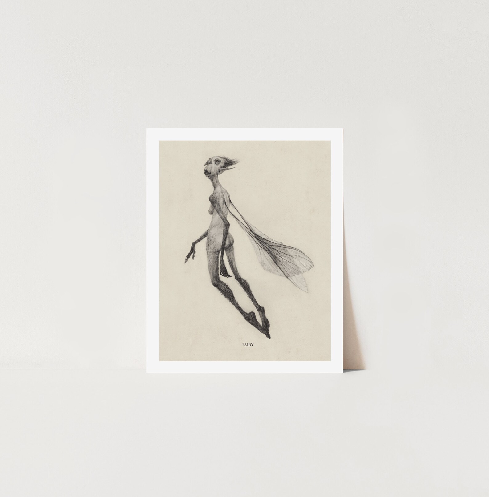 Thorn Fairy Magical Creature (version 3) Illustrated Art Print - Etsy