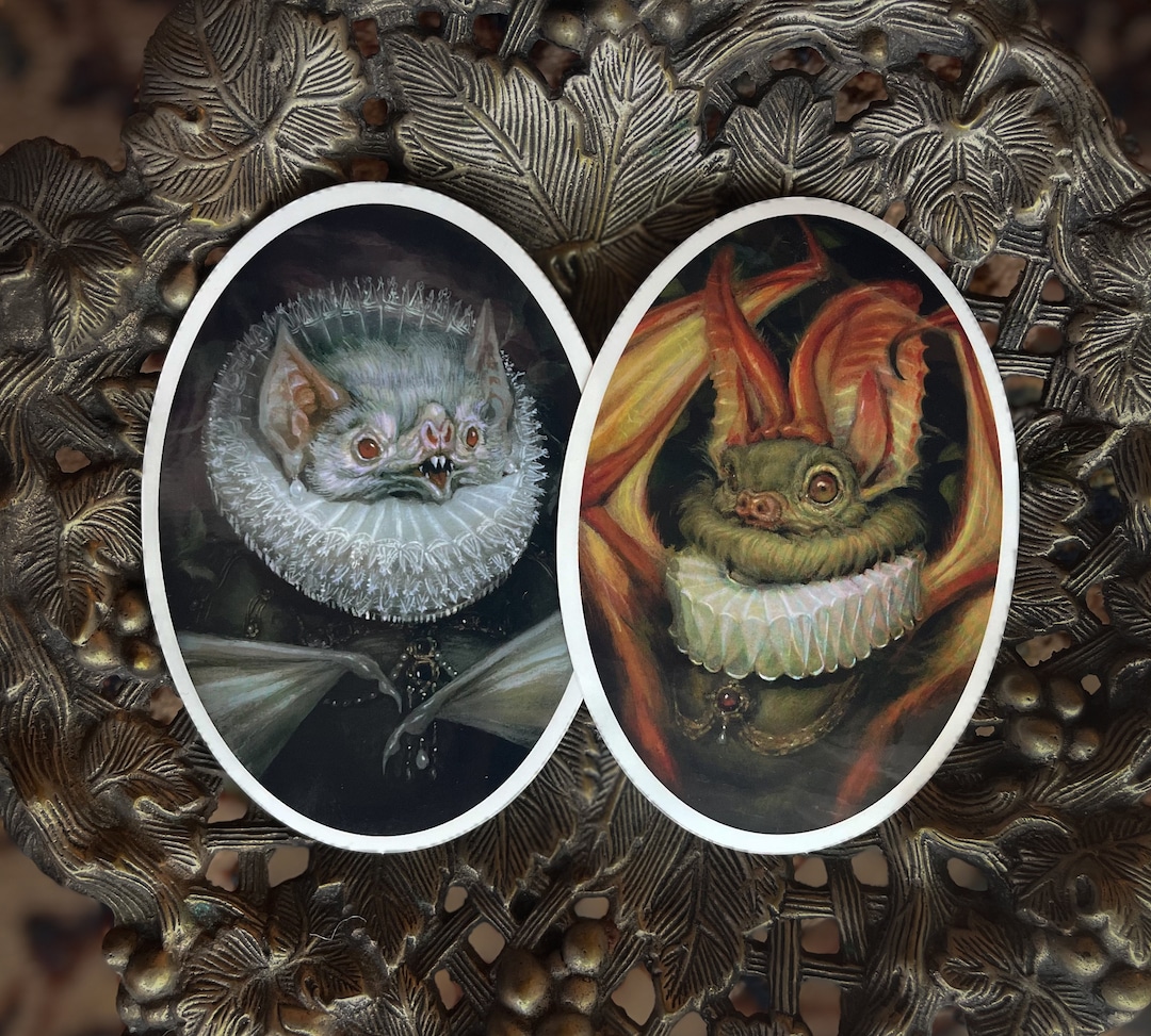 Fancy Bats Sticker Set of 2 - Etsy