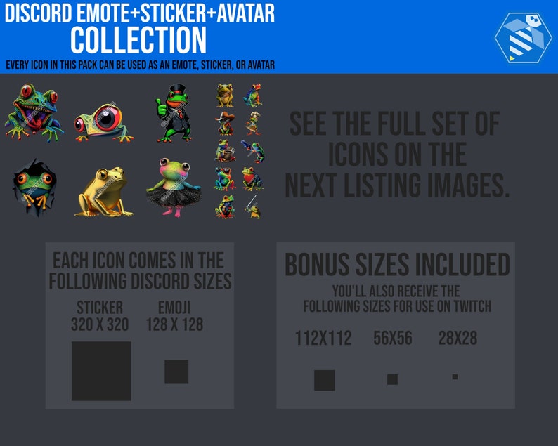 Frog Discord Emojis Discord Emotes Discord Stickers Discord - Etsy Canada