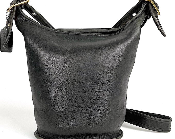 Vintage COACH Duffle Helen's Legacy 9953 Black Gold Classic Genuine ...