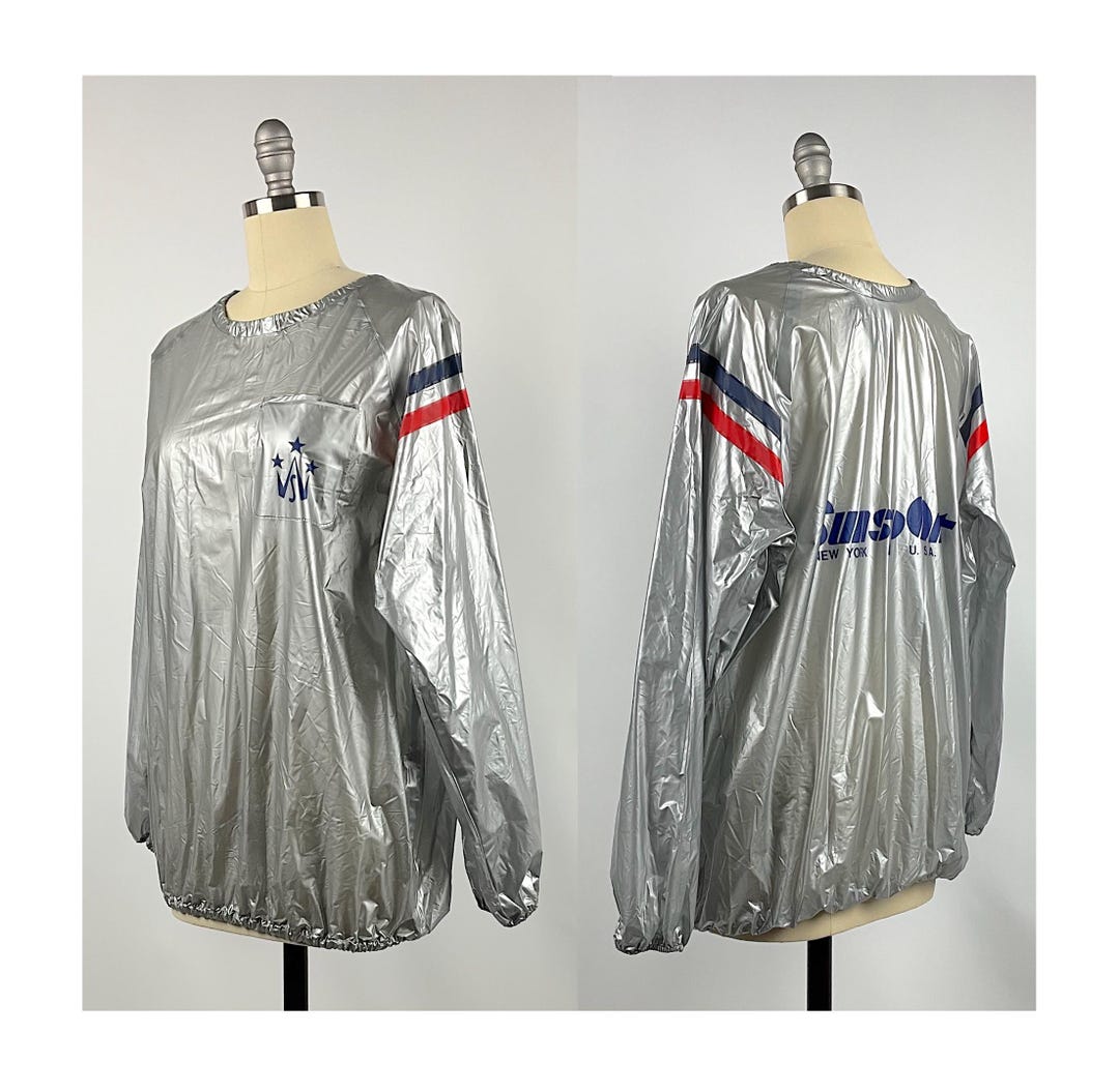 Vintage SUNSPORT New York U.S.A. Silver Sweat It off Training Workout ...
