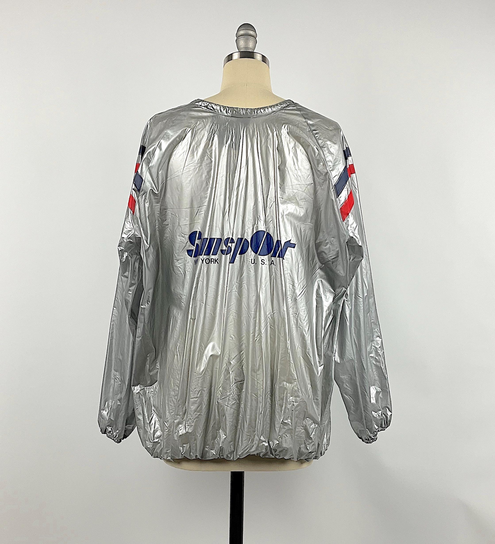 Vintage SUNSPORT New York U.S.A. Silver Sweat It off Training Workout ...