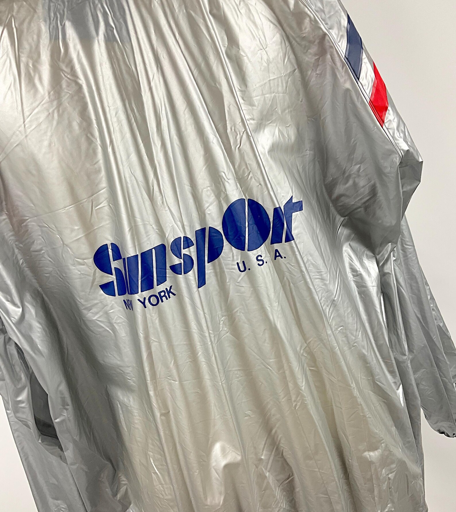 Vintage SUNSPORT New York U.S.A. Silver Sweat It off Training Workout ...