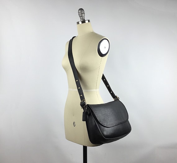 Vintage COACH Patricia's Legacy 9951 Black Genuine Le… - Gem