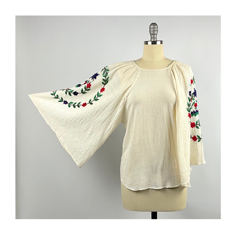 Angel Sleeve Blouse - Etsy