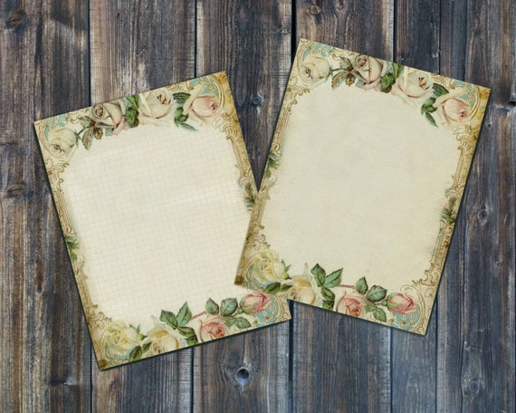 Vintage Victorian Style Letter Writing Set-printable | Etsy