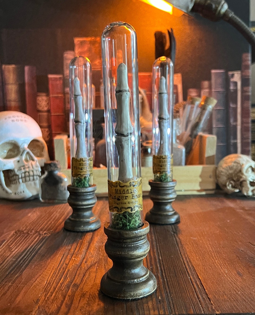 Middle Finger Bone, Halloween Prop, Fake Resin Decor, Faux Oddity ...