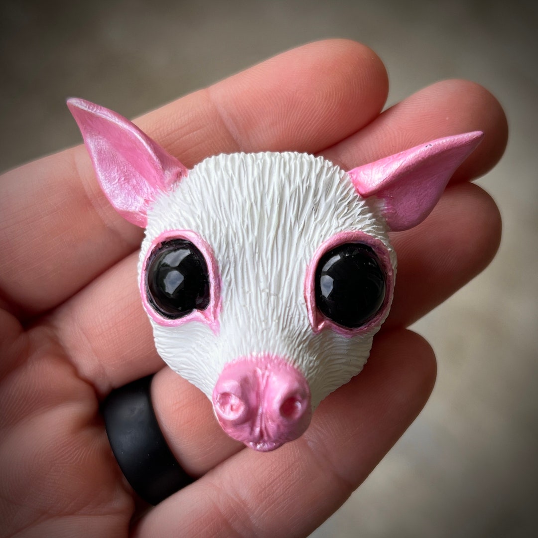 Fruit Bat Magnet, Flying Fox Face Pendant, Fledermaus Brooch ...