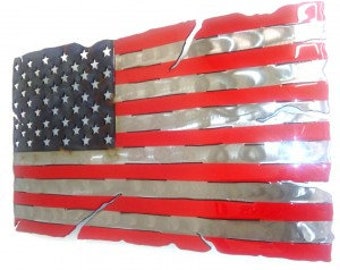 American Flag Star Spangled Banner Lyrics Metal Sign 24 X 12 - Etsy