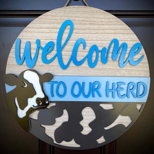 Welcome to Our Herd Svg - Etsy