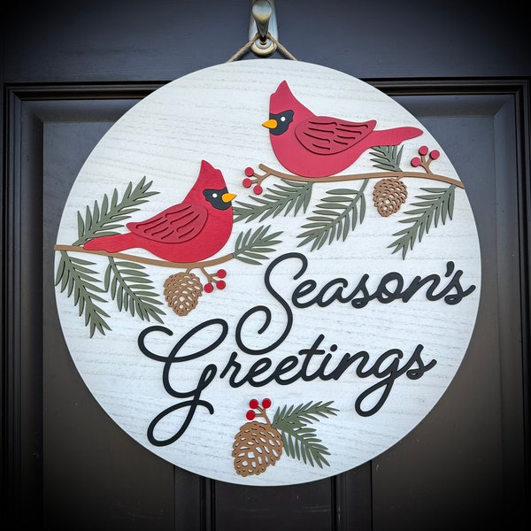 Seasons Greetings Outdoor Sign - Etsy