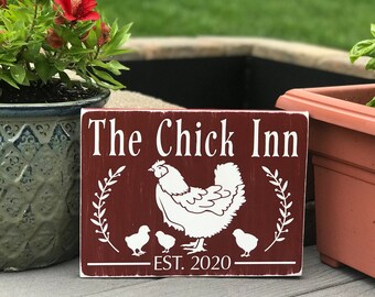 "the Chick Inn" Sign - Etsy