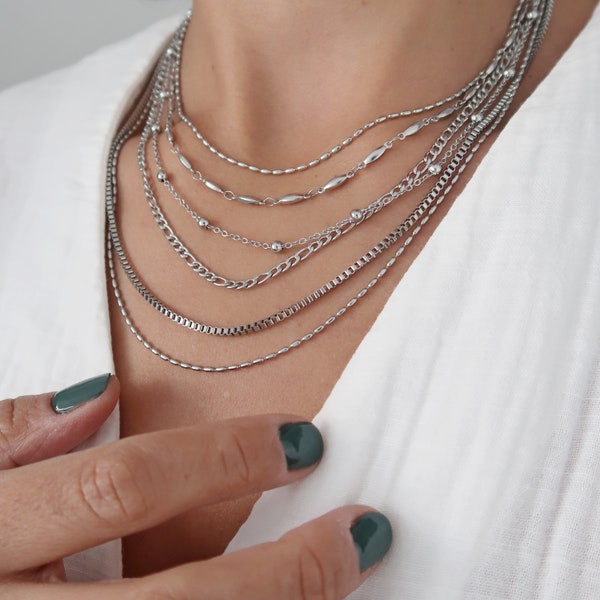 Flat Bar Necklace - Etsy