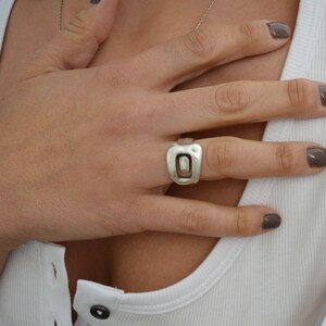 Antique Silver Hammered Wrap BELT Ring, Midi Modern Minimalist Dainty ...