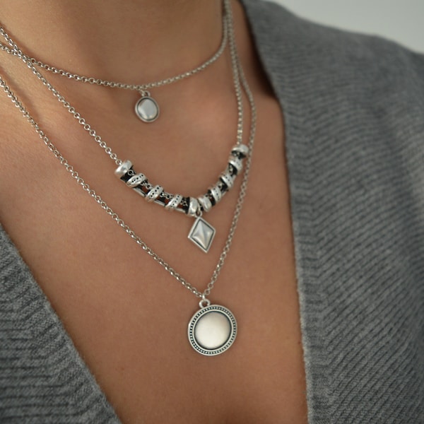 Stacking Necklaces for Women - Etsy