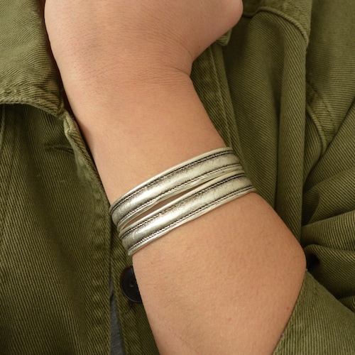 Bohemian Antique Silver TWISTED Bangle Cuff Stacking Bracelet - Etsy