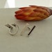 Silver Two Vertical PARALLEL LINES Ring Unique Hammered - Etsy