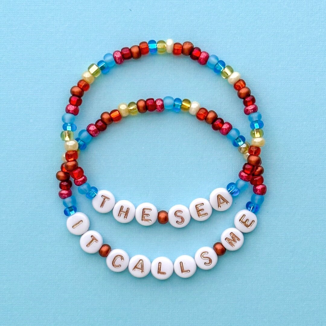 Moana Bracelet Set, the Sea It Calls Me Bracelet Set, Stacking Stretch ...