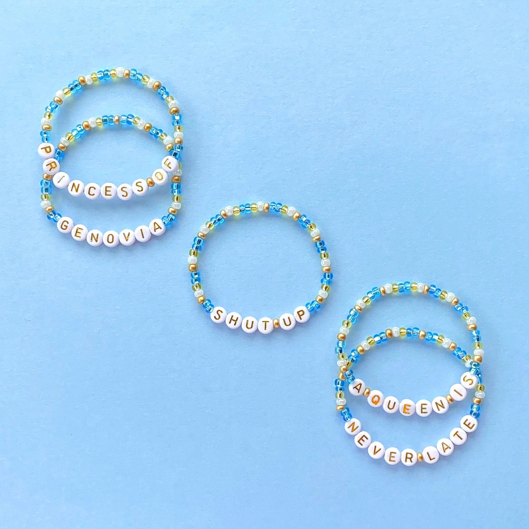 Princess Diaries Bracelets, Princess Mia Bracelets, Princess Diaries Jewelry - Etsy