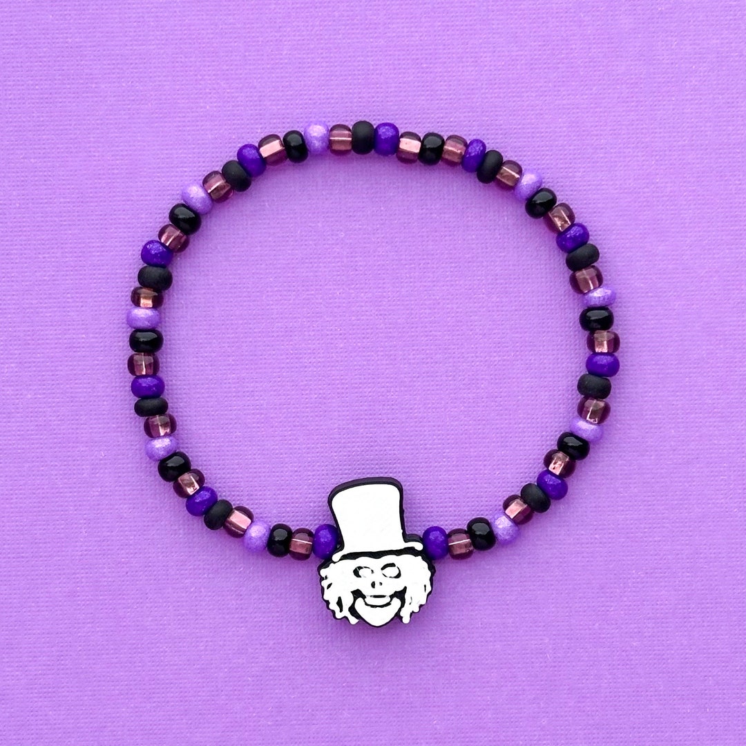 Hatbox Ghost Bracelet, Haunted Mansion Bracelet, Stacker Bracelet - Etsy