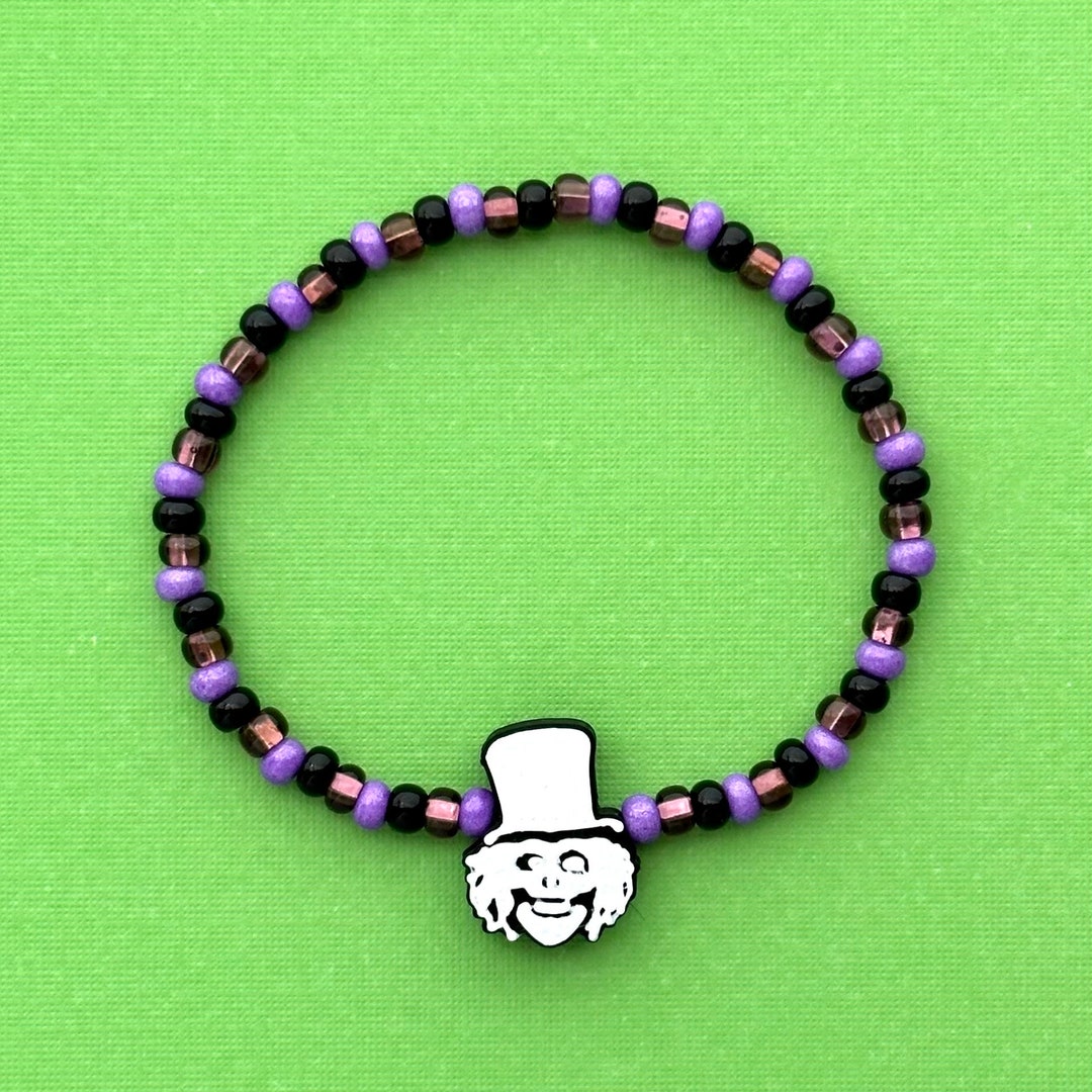 Hatbox Ghost Bracelet, Haunted Mansion Bracelet, Stacker Bracelet - Etsy