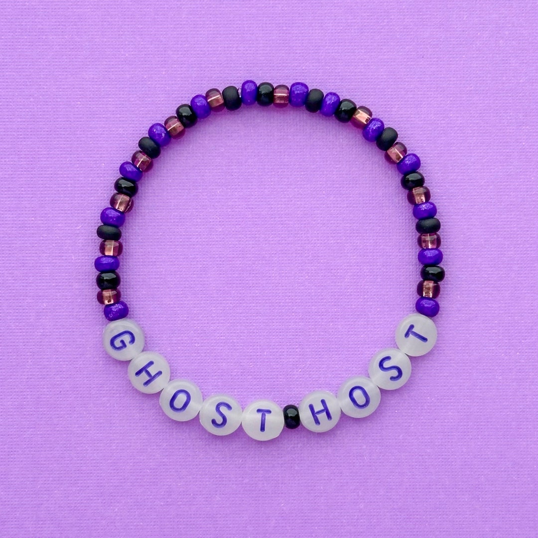 Ghost Host Bracelet, Haunted Mansion Bracelet, Glow in the Dark ...