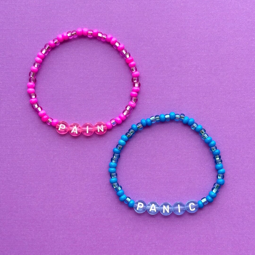 Pain & Panic Bracelets, Hercules Bracelets, Hades Sidekick Bracelets - Etsy