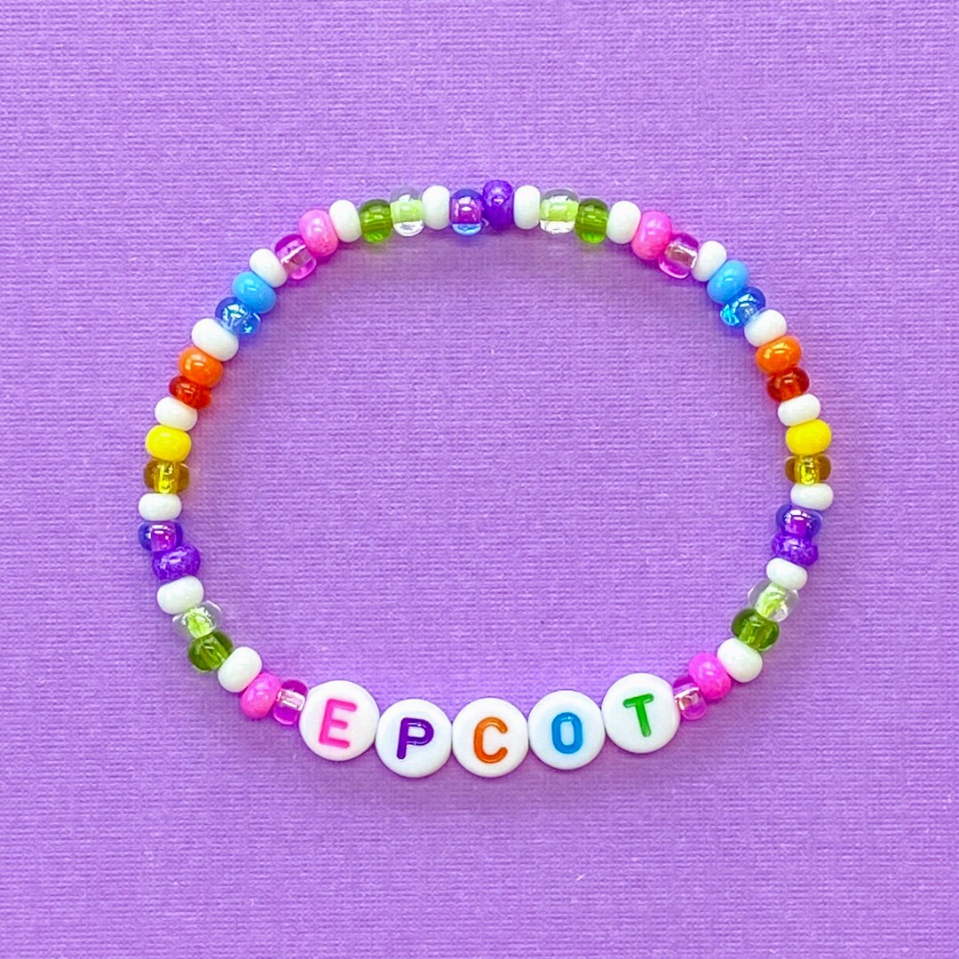Epcot Bracelet, Festival of the Arts Bracelet, Epcot Rainbow Bracelet ...