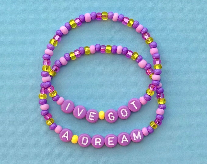 I’ve Got A Dream Bracelet Set, Rapunzel Bracelets, Tangled Bracelets - Etsy