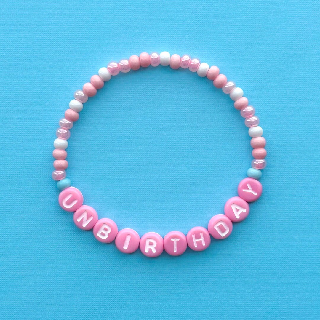 Alice in Wonderland Unbirthday Bracelet, Birthday Gift, Alice in ...
