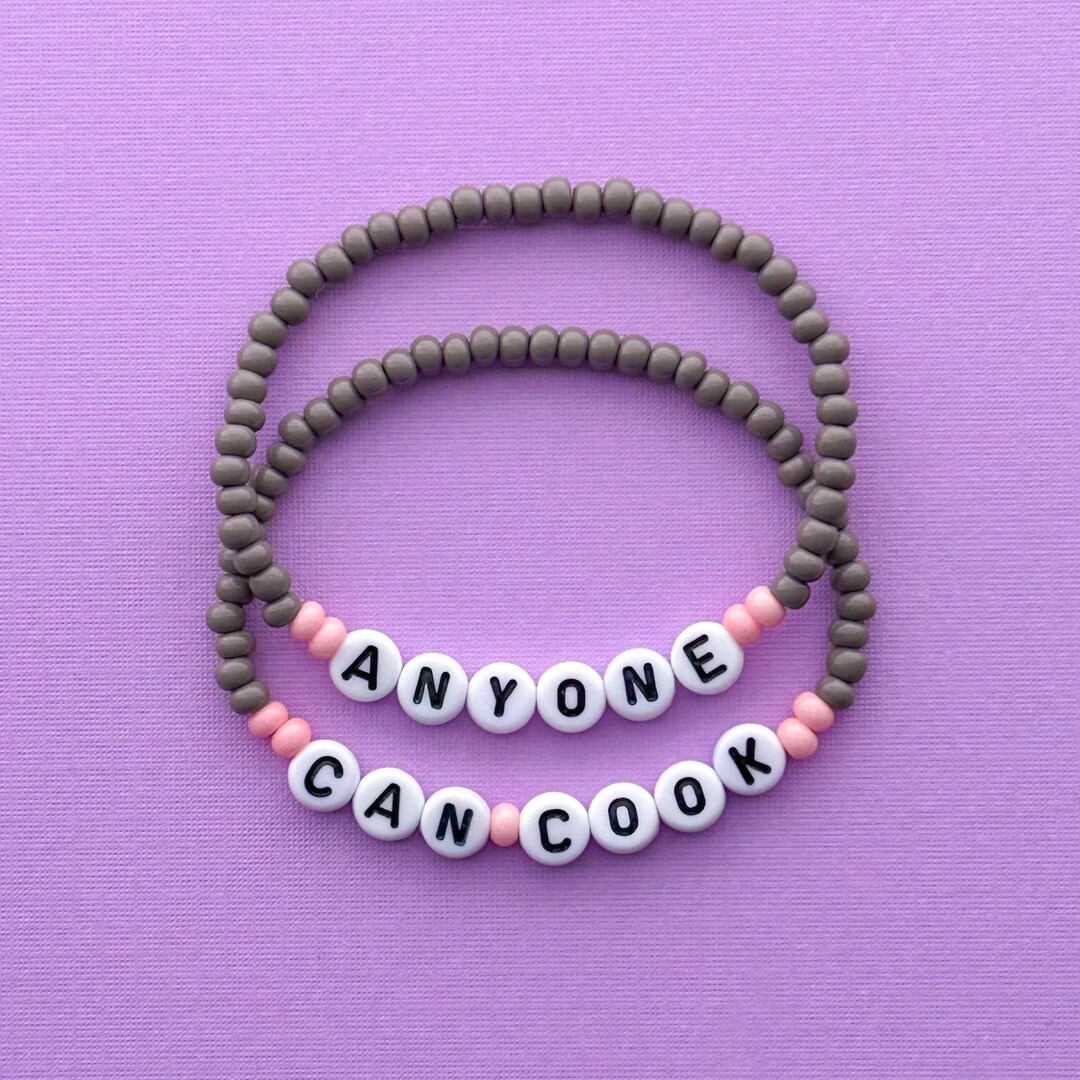 Anyone Can Cook Bracelet Set, Remy Bracelets, Ratatouille Bracelets - Etsy
