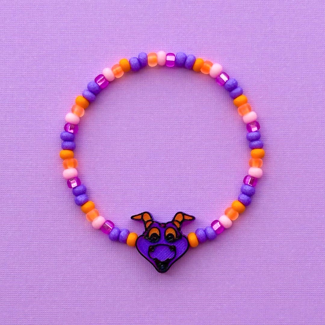 Figment Bracelet, Epcot Bracelet, Stacking Stretch Bracelet - Etsy