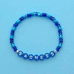 Inside Out Bracelets, Inside Out 2 Bracelets, Joy, Sadness and Fear - Etsy