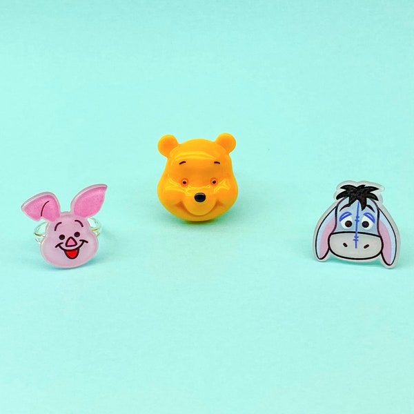 Winnie the Pooh Rings - Etsy