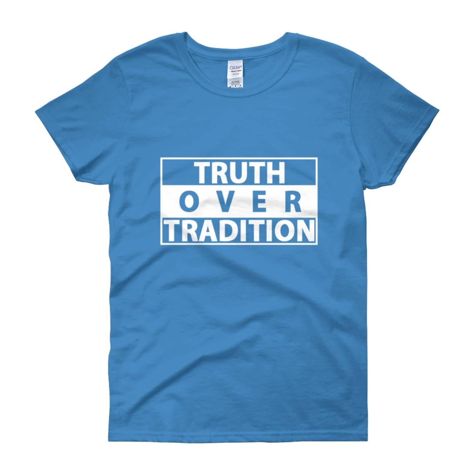 Women's TRUTH OVER TRADITION T-shirt (100% Cotton) - Etsy