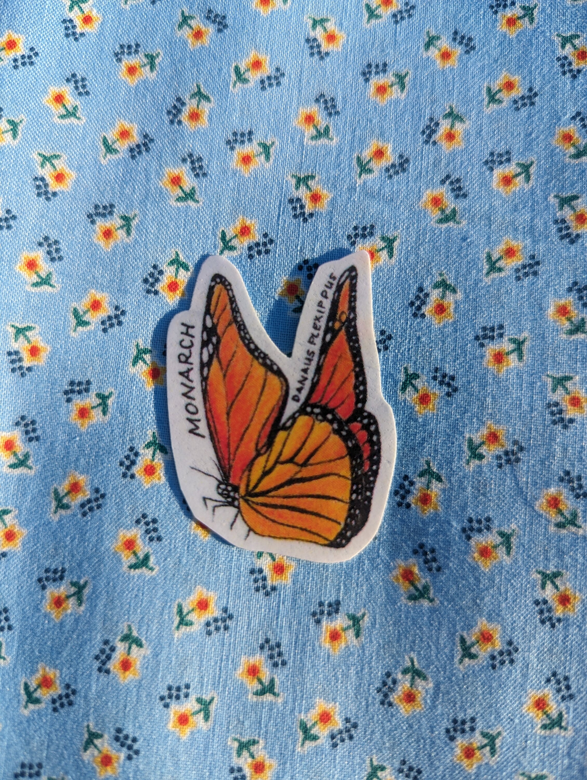 Mini Monarch Butterfly Sticker Water Bottle Sticker Laptop Sticker ...