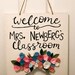 Classroom Teacher Welcome Sign - Etsy